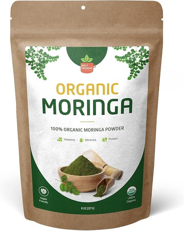 Green Moringa Superfood Powder 8 oz. - 100% Pure Moringa Oleifera ...
