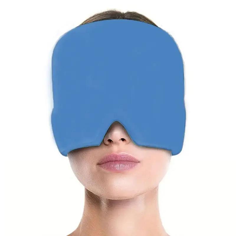 Sleep Mask for Men & Women's Gift, Soft & Smooth Migraine Relief Cap ...