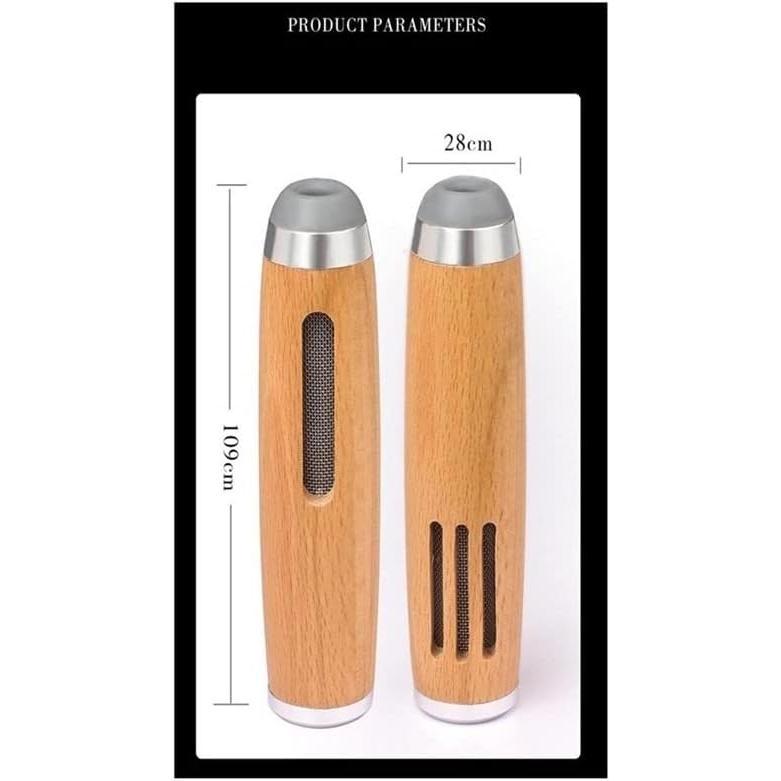 Mini Car Ashtray Wood Non-Dropping Ashtray Portable Car Smoking Non ...