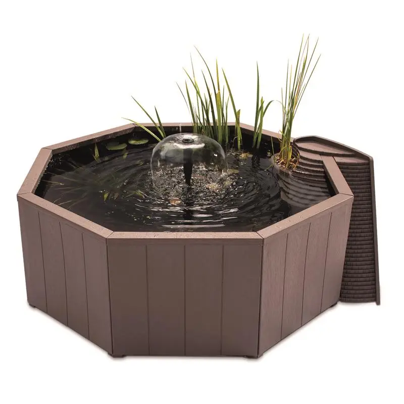 212 MAIN Pennington 8108010 50 gal Aquagarden Resin Pond Kit - Multi ...