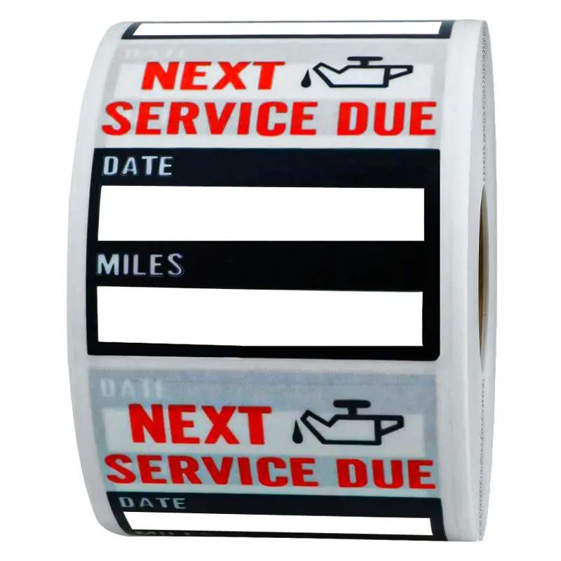 Car Service Reminder Decorative Sticker, 1 Roll Service Reminder Window ...
