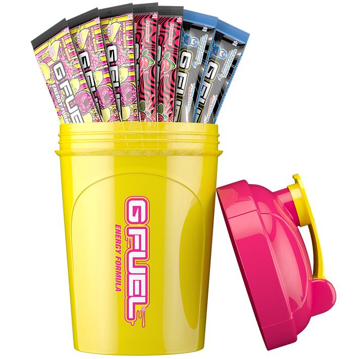 G FUEL Starter Kit | Shaker Cup + Powdered Single-Serving Energy Stick ...