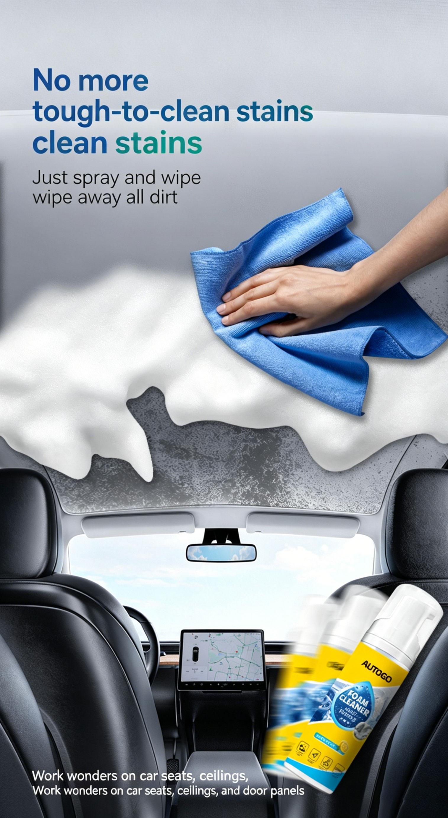 Free Shipping 】Buy 2 Get 1 Free | 150ml Foam Cleaner, Stop Scrubbing ...