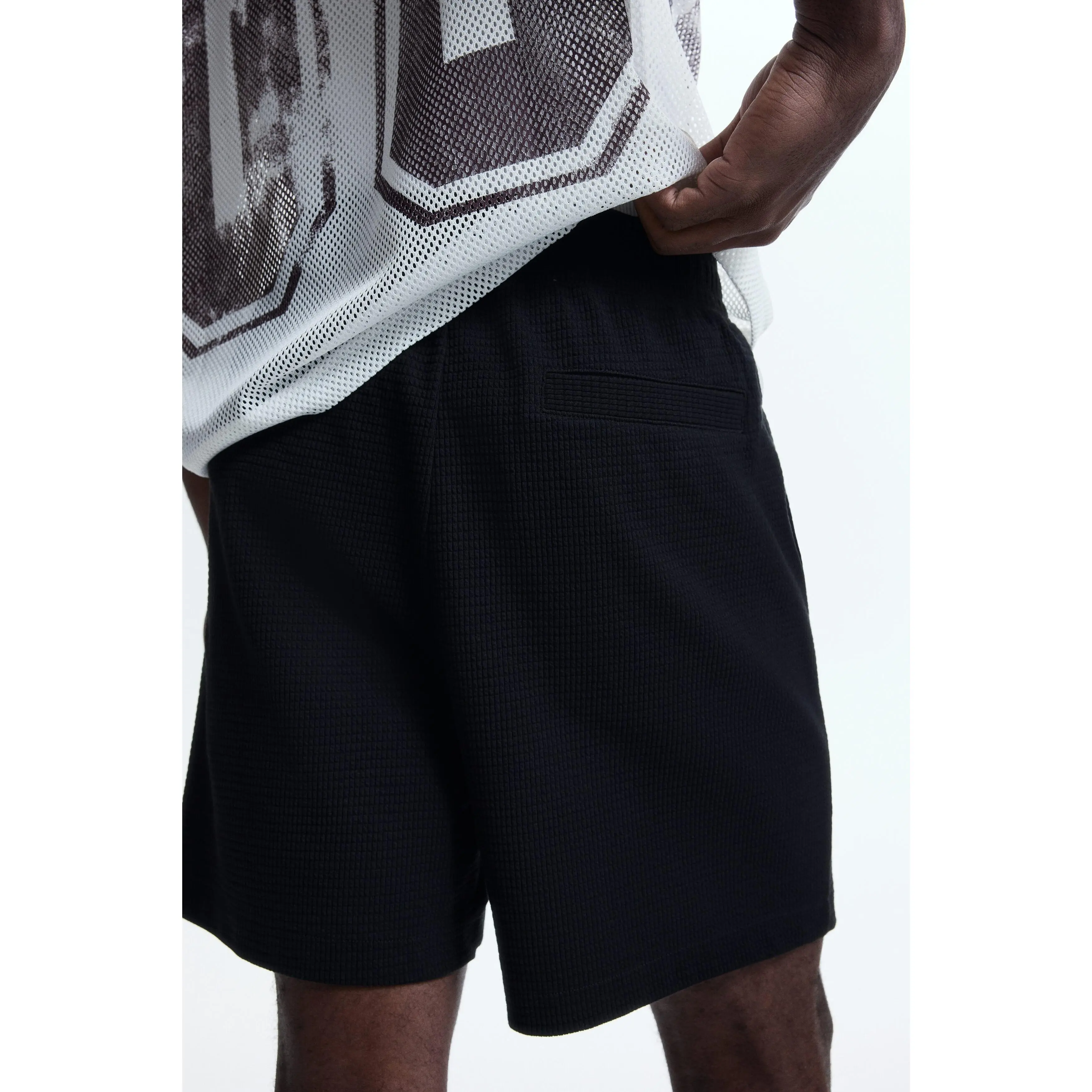 H&M Textured jersey shorts - TikTok Shop