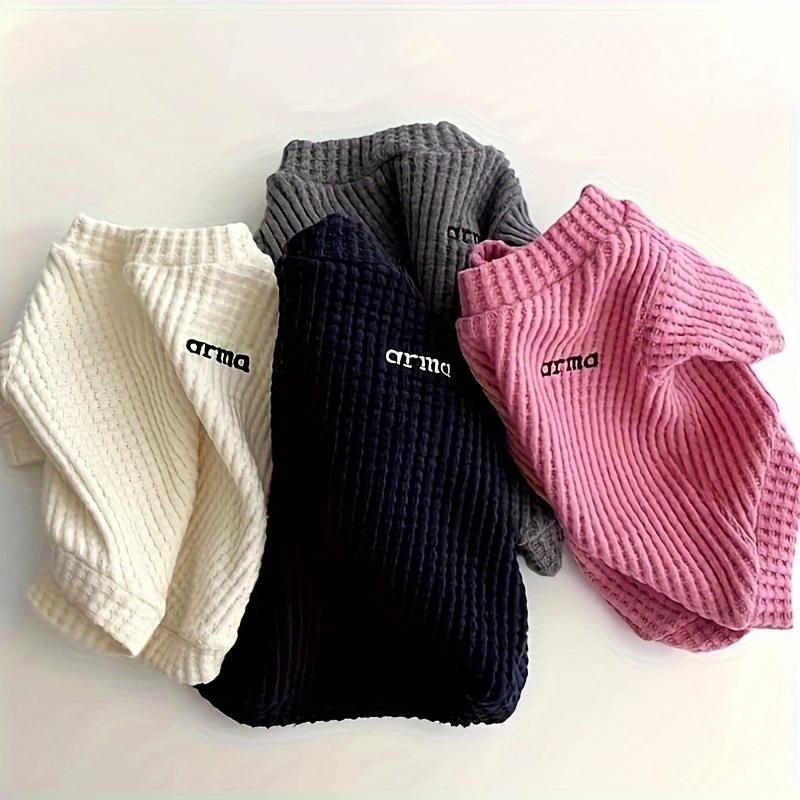 Knitted Pet Sweaters, Fashionable Dog Pullovers In Assorted Colors ...