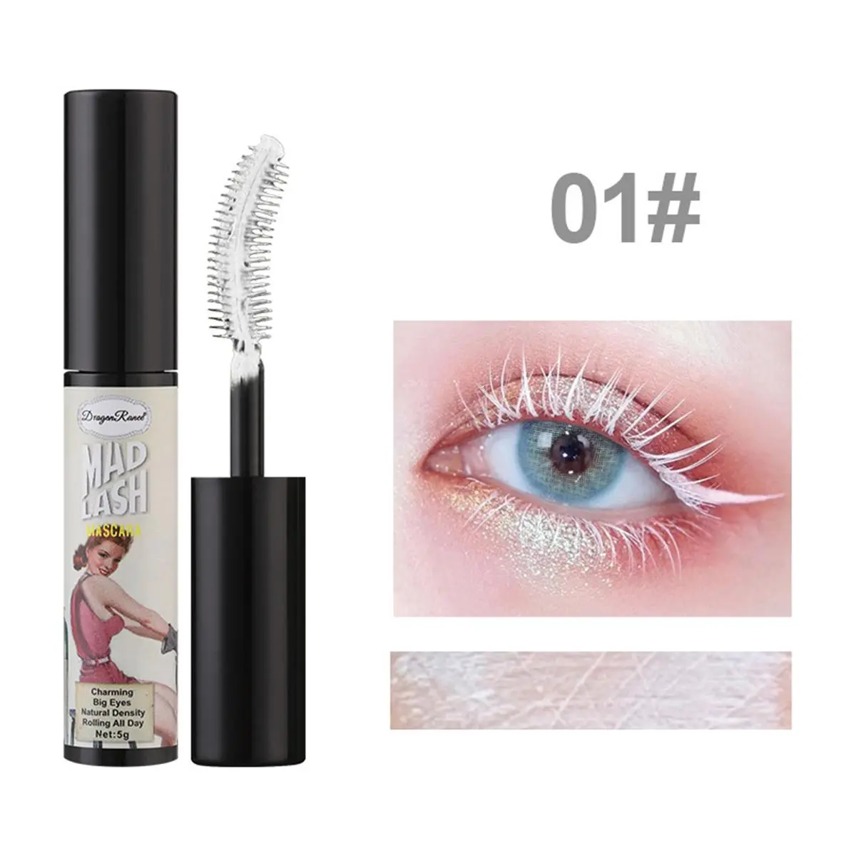 Colored Waterproof Long-lasting Enhancing Mascara, 1 Count Eye Lashes ...