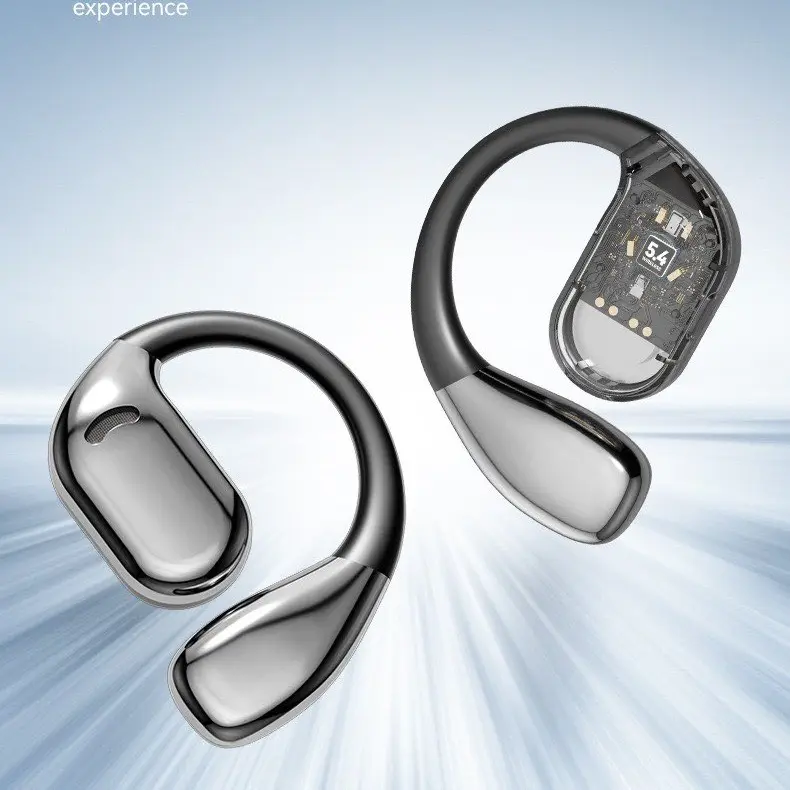 Bluetooth 5.4 Clip-On Earphone Audio Headset With 2 Hours Charging Time ...