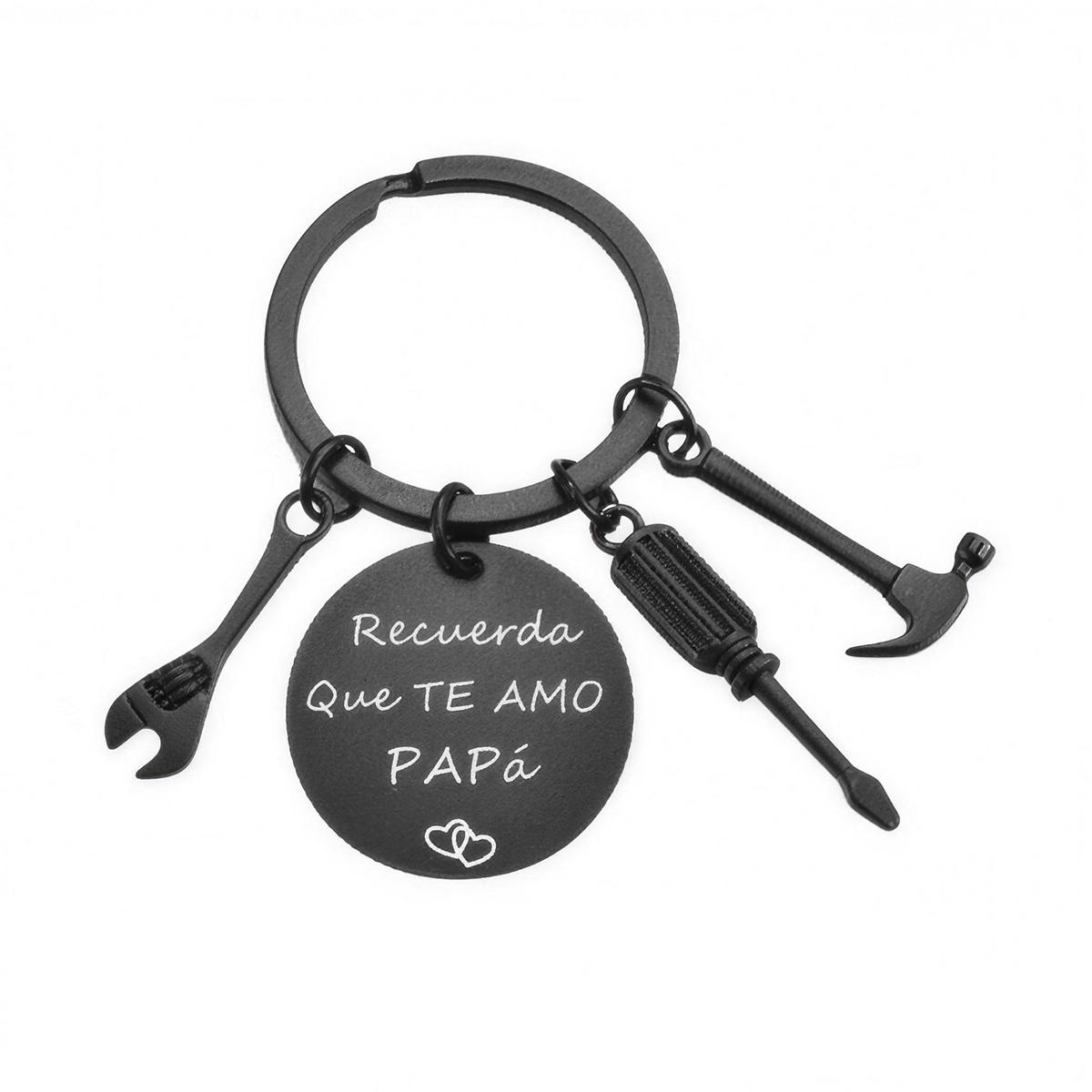 Father’s Day Dad Tool Keychain with Paper Card + Gift Box Stainless ...