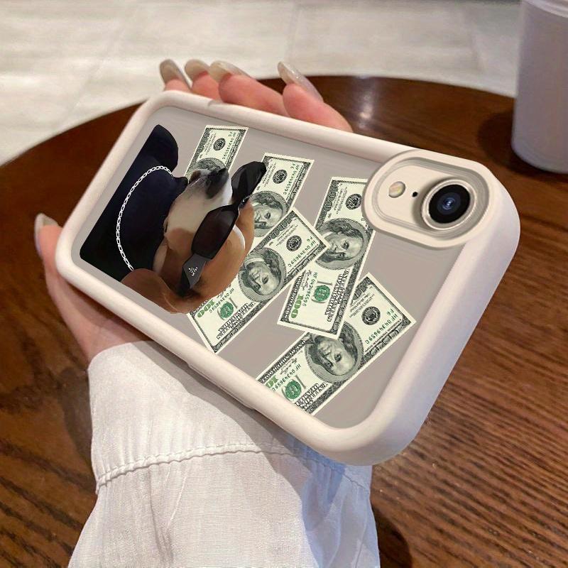 for iPhone XR Sky Eye Ladder Mobile Phone Case Dog and Banknote Popular ...