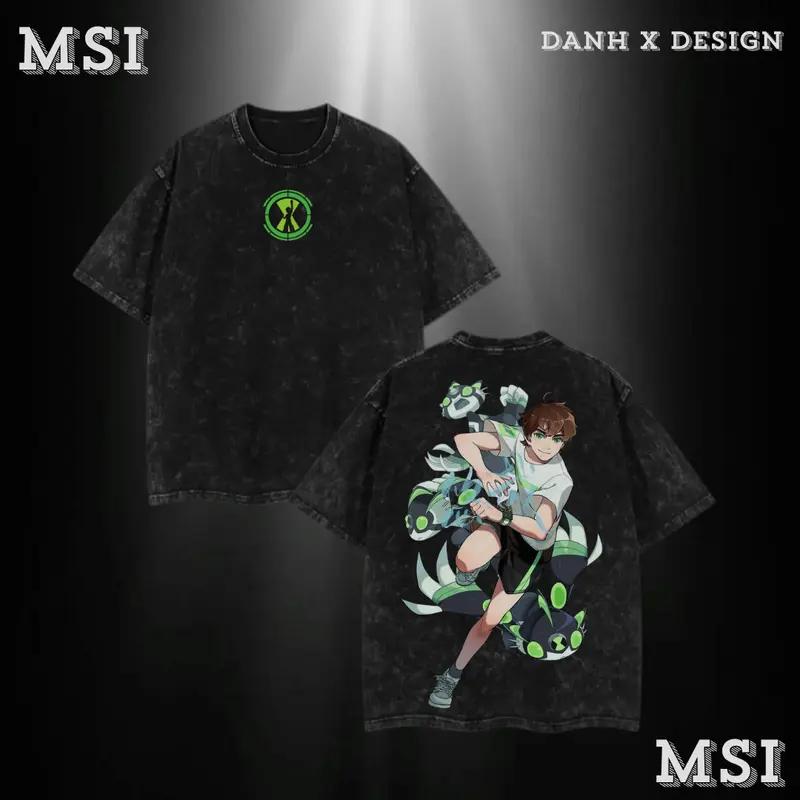 Ben 10 | Omnitrix Activation Washed Tee Hoodie Sweater Double Printed ...