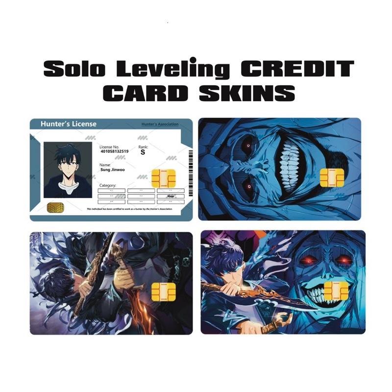 Solo leveling anime Inspired style credit card skin sticker for debit ...
