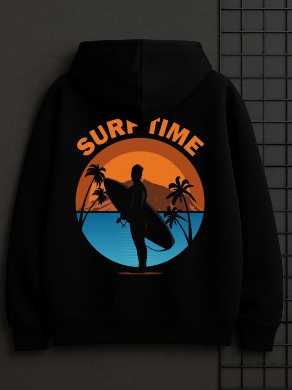 280G Heavyweight Cotton Men's Hoodie Gothic Casual Street Style ...