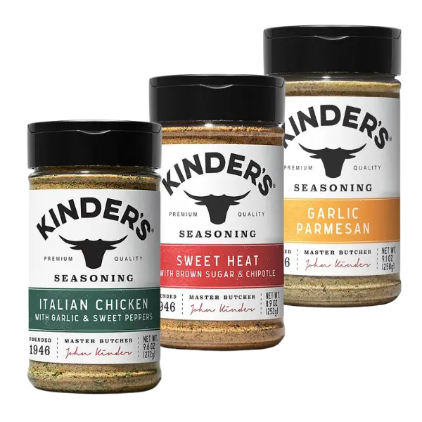 Kinder's Premium Quality Chicken Trio - Tuscan Herb, Sweet Heat, Garlic ...