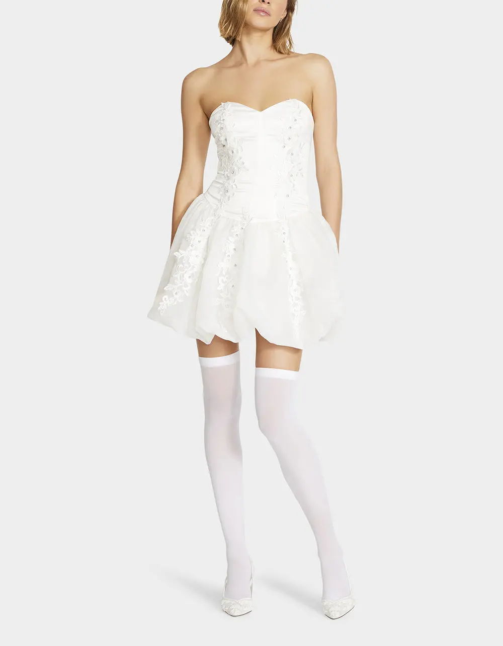 Betsey Johnson NESA MINI DRESS WHITE - TikTok Shop