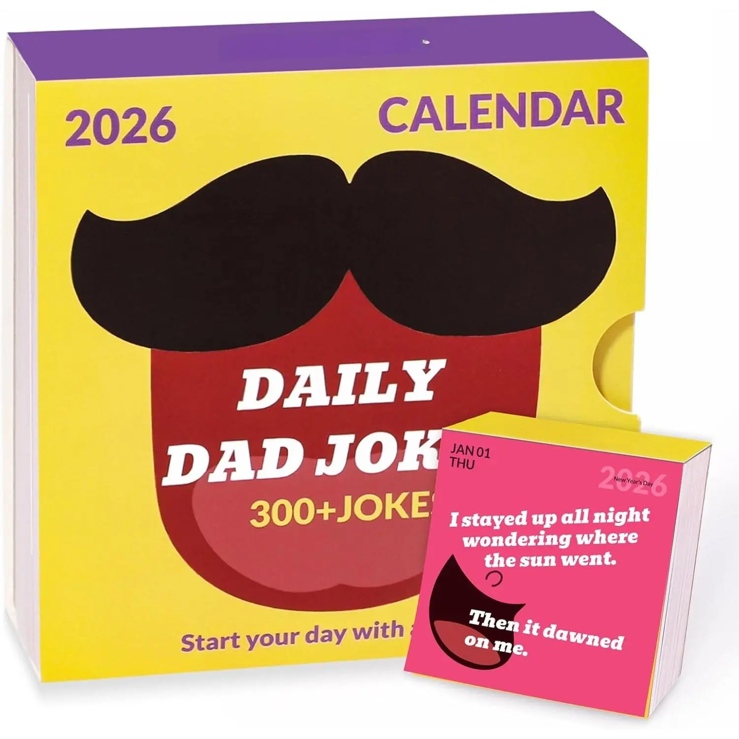 Dad Joke Calendar 2026, Page-A-Day -Off Desk Calendar with 360+ Daily ...