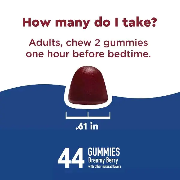 Nature Made Wellblends Sleep and Recover Gummies with Melatonin, L ...