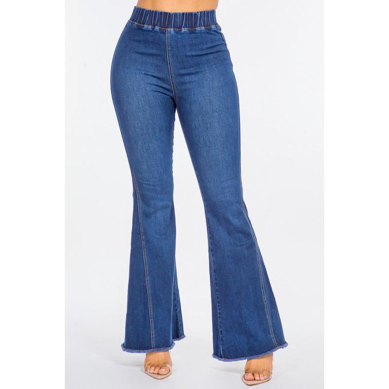 American Bazi High Waist Curvy Flare Jeans - TikTok Shop