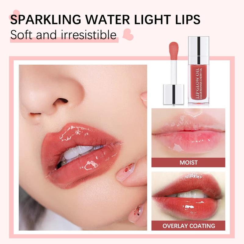 NEW - Hydrating Lip Glow Oil, Plumping Lip Gloss, Moisturizing Lip Oil ...