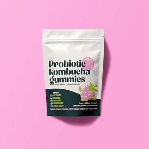 BoochBod Probiotic Kombucha Gummies – Bloating Relief | Gut Health ...