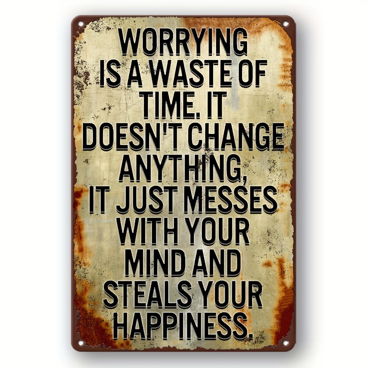 1pc Inspirational 8x12ich Sign, Retro Rustic Wall Art, Humorous ...