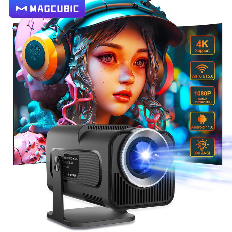 [US warehouse] Magcubic HY320 Portable Projector Native 1080P 4K ...