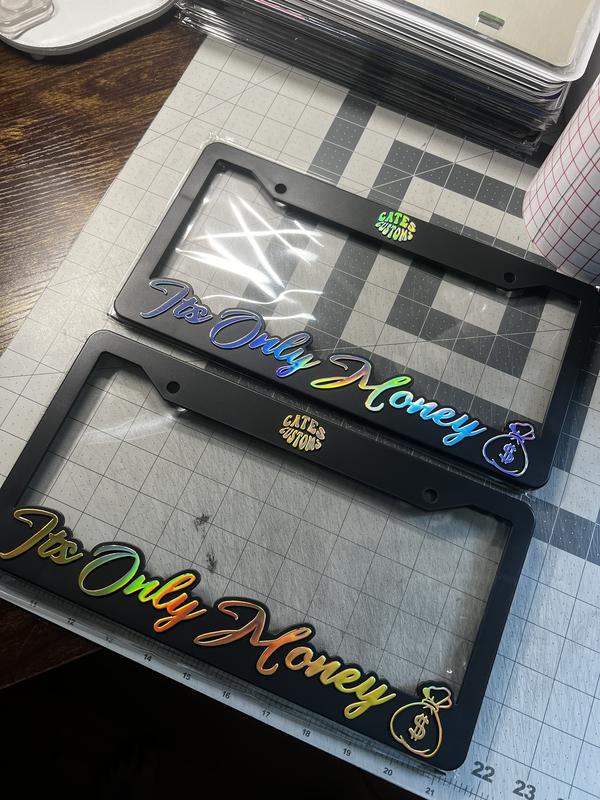 It's Only Money License Plate Frames - TikTok Shop