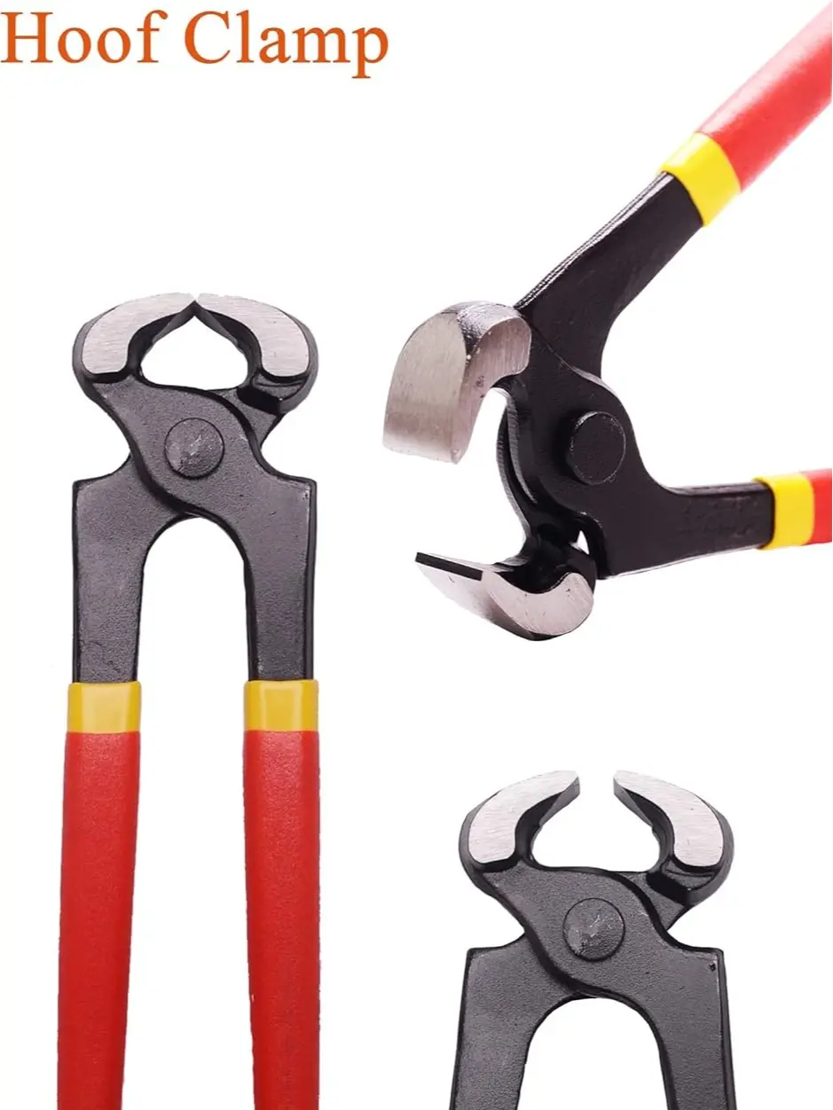 7 pcs 8inch Farrier Tools Kit, Comes with a storage tool kit for metal ...