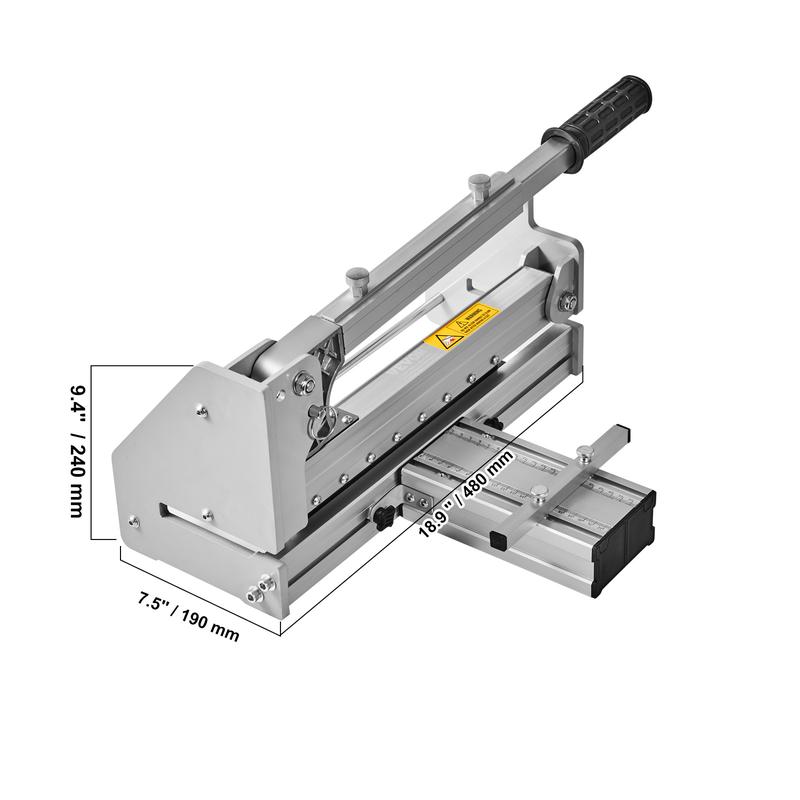 VEVOR Floor Cutter 13 inch, Cuts Vinyl Plank, Laminate, Engineered ...