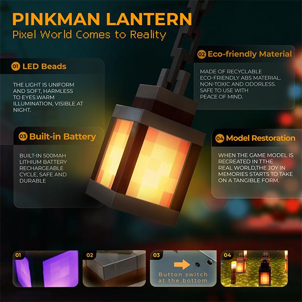 Updated Pixel Lights with 16 Colors Night Lights Birthday Gifts Lantern ...