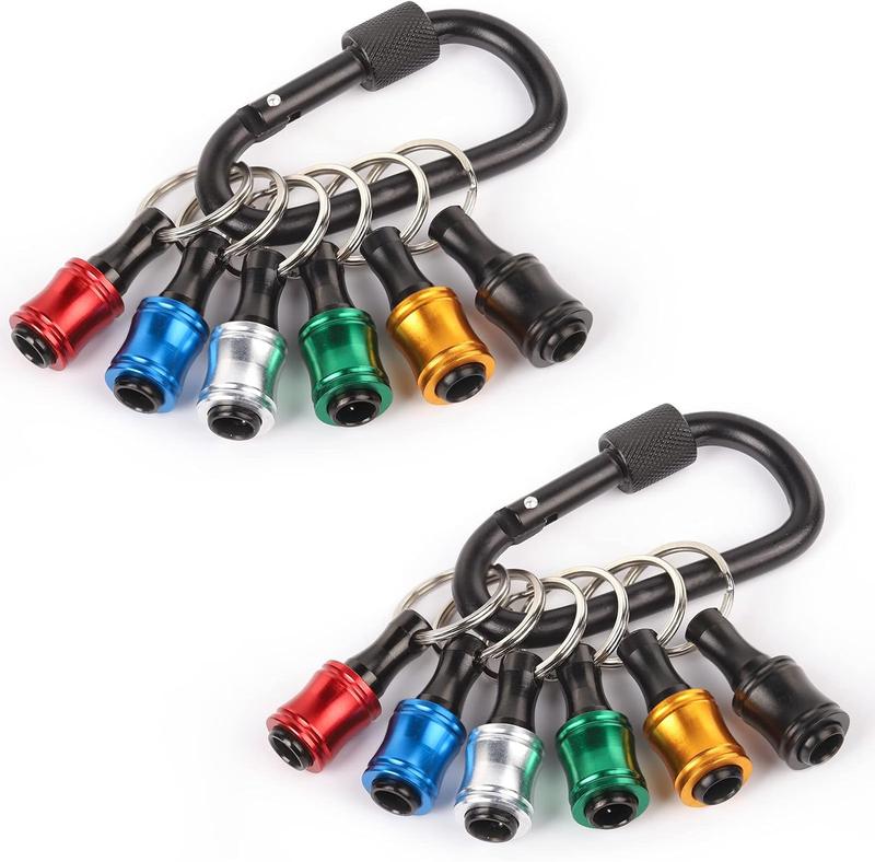 Portable 1/4 Inch Hex Shank Aluminum Drill Bit Adaptor Tool, Drill Bit ...
