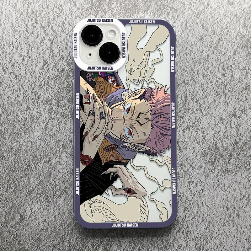 Anime Jujutsu Kaisen Satoru Gojo phone case for iPhone 17,16,15,14,13 ...