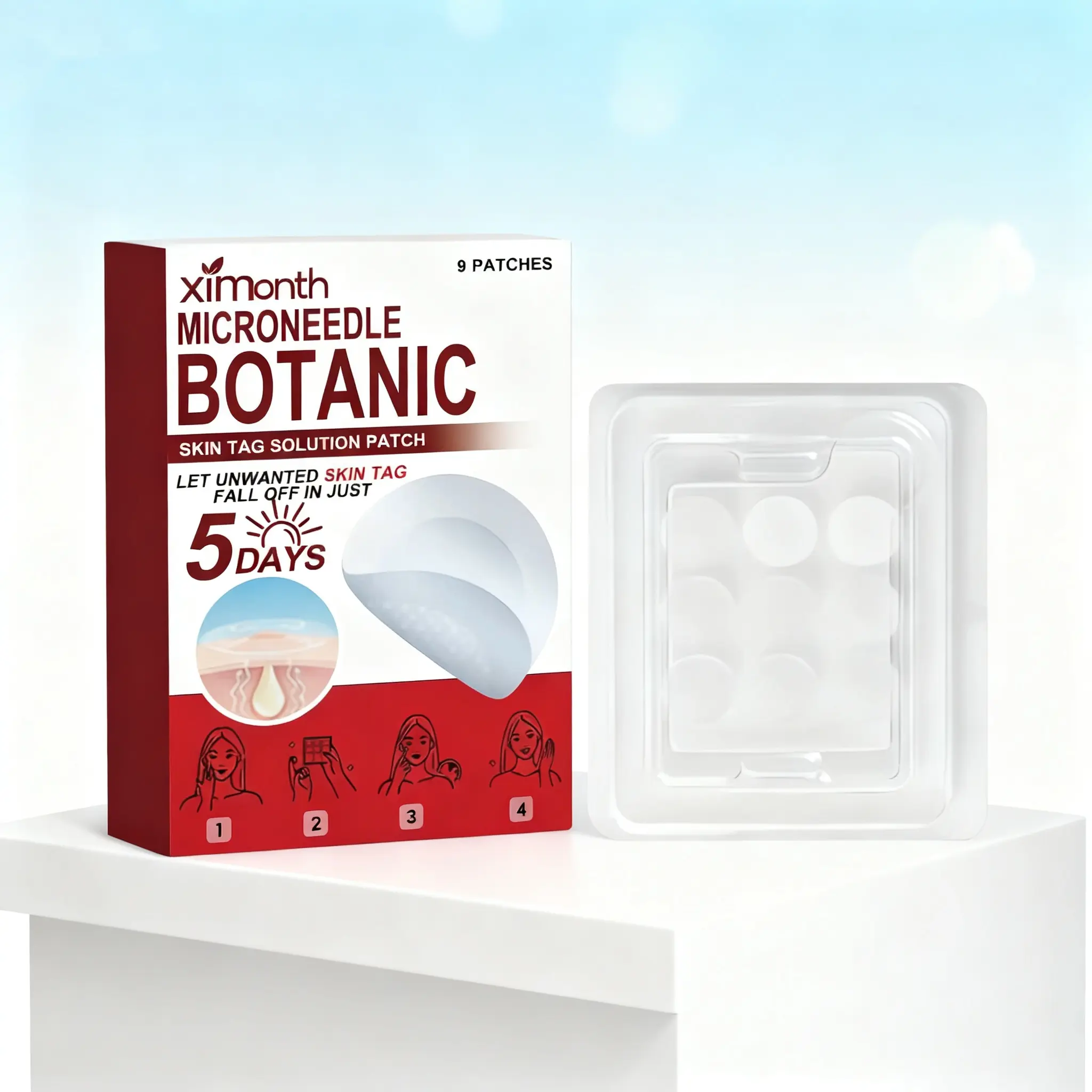 Gentle Skin Care Patches, Facial & Body Use, Soft & Delicate Formula ...