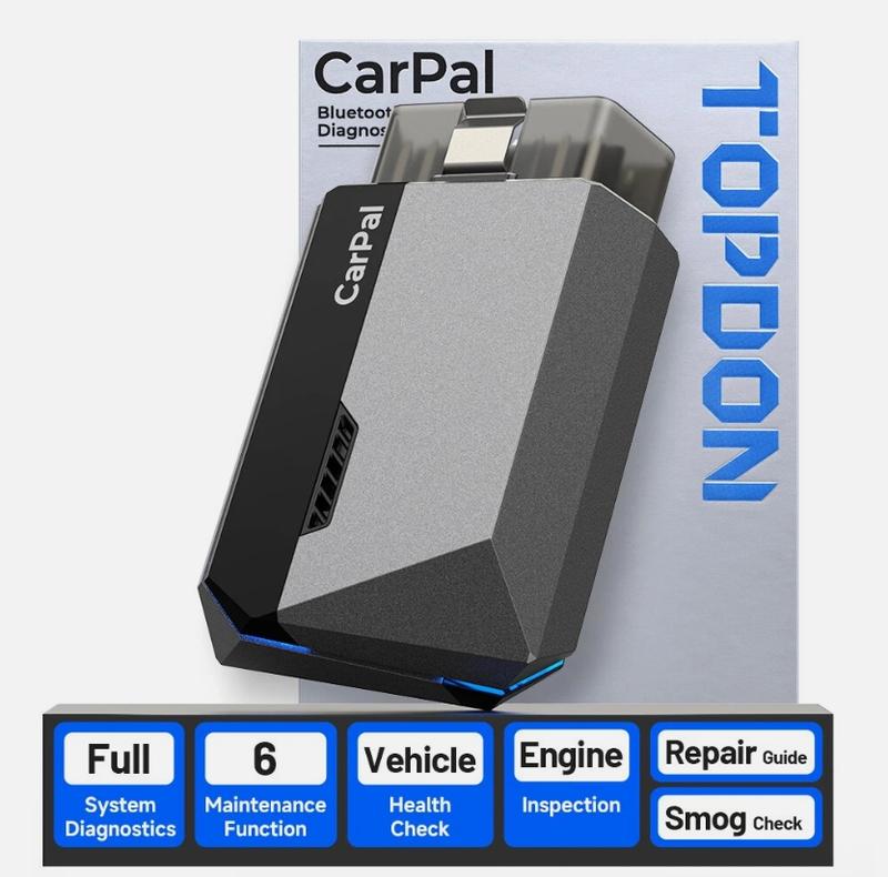 TOPDON Carpal OBD2 Scanner Bluetooth - Scanner for Car, All System ...