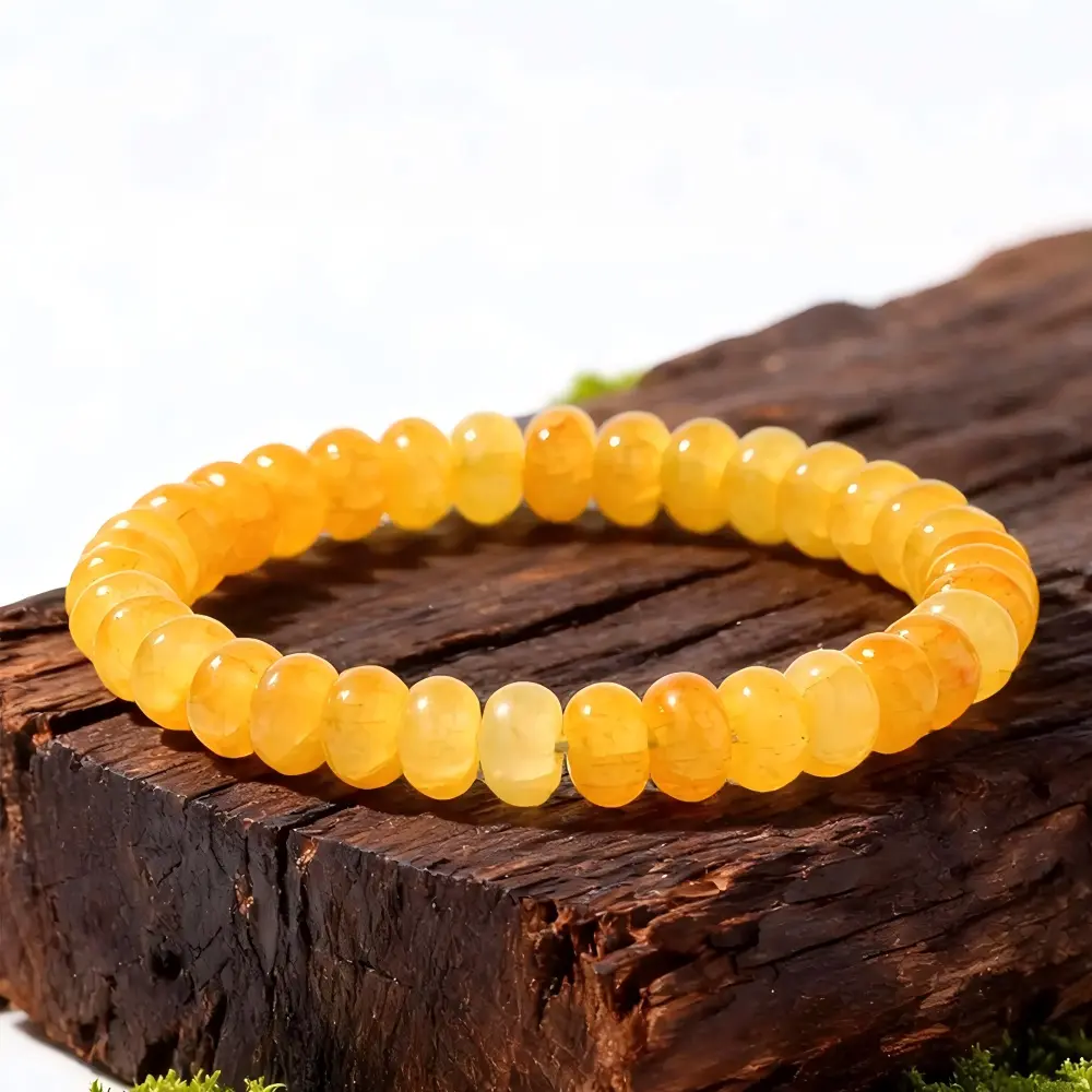 CrestJewels Natural Crystal Wealth Bracelet - Feng Shui Lucky Beads ...