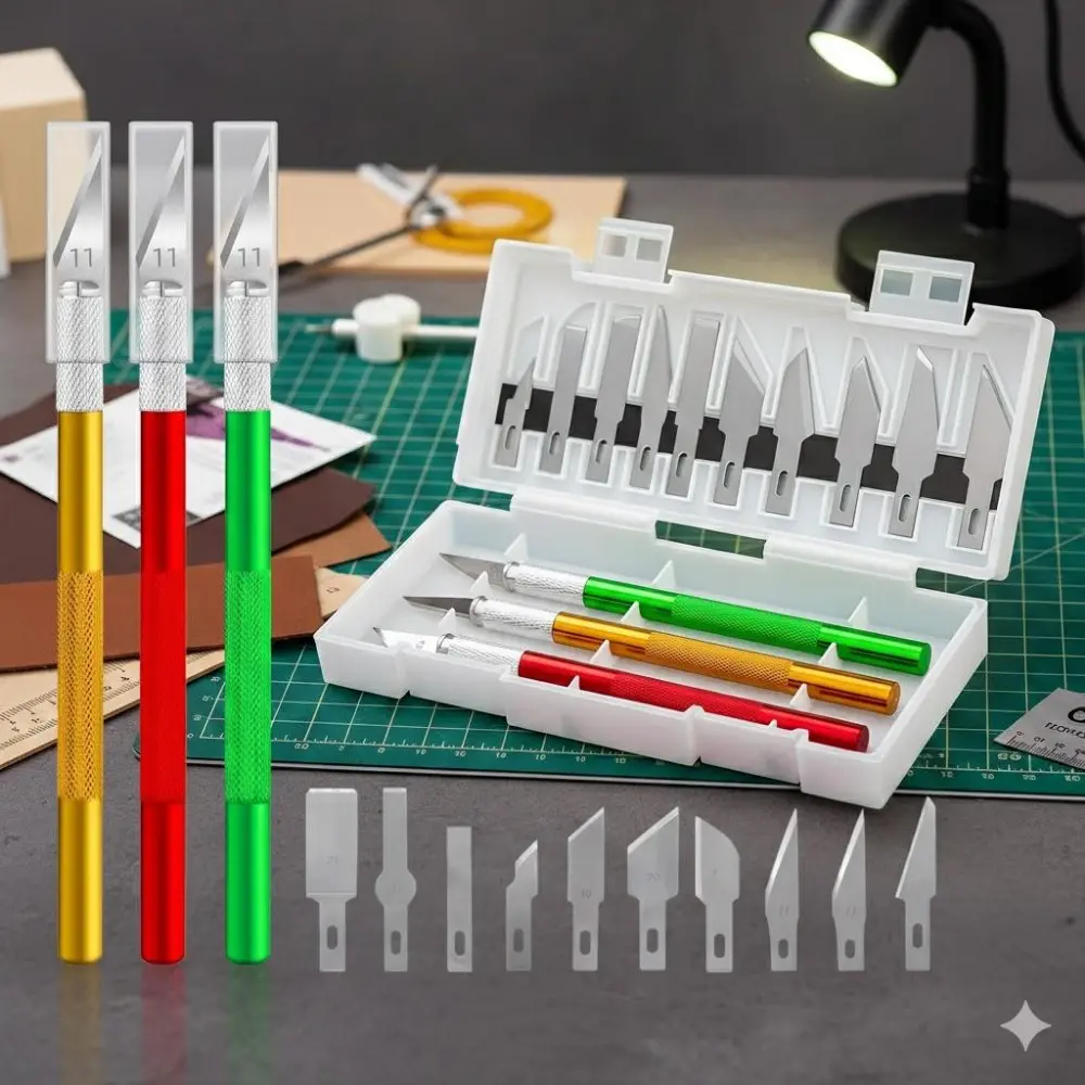 Professional Aluminum Engraving Tool Set, Precision Steel Blade Carving ...