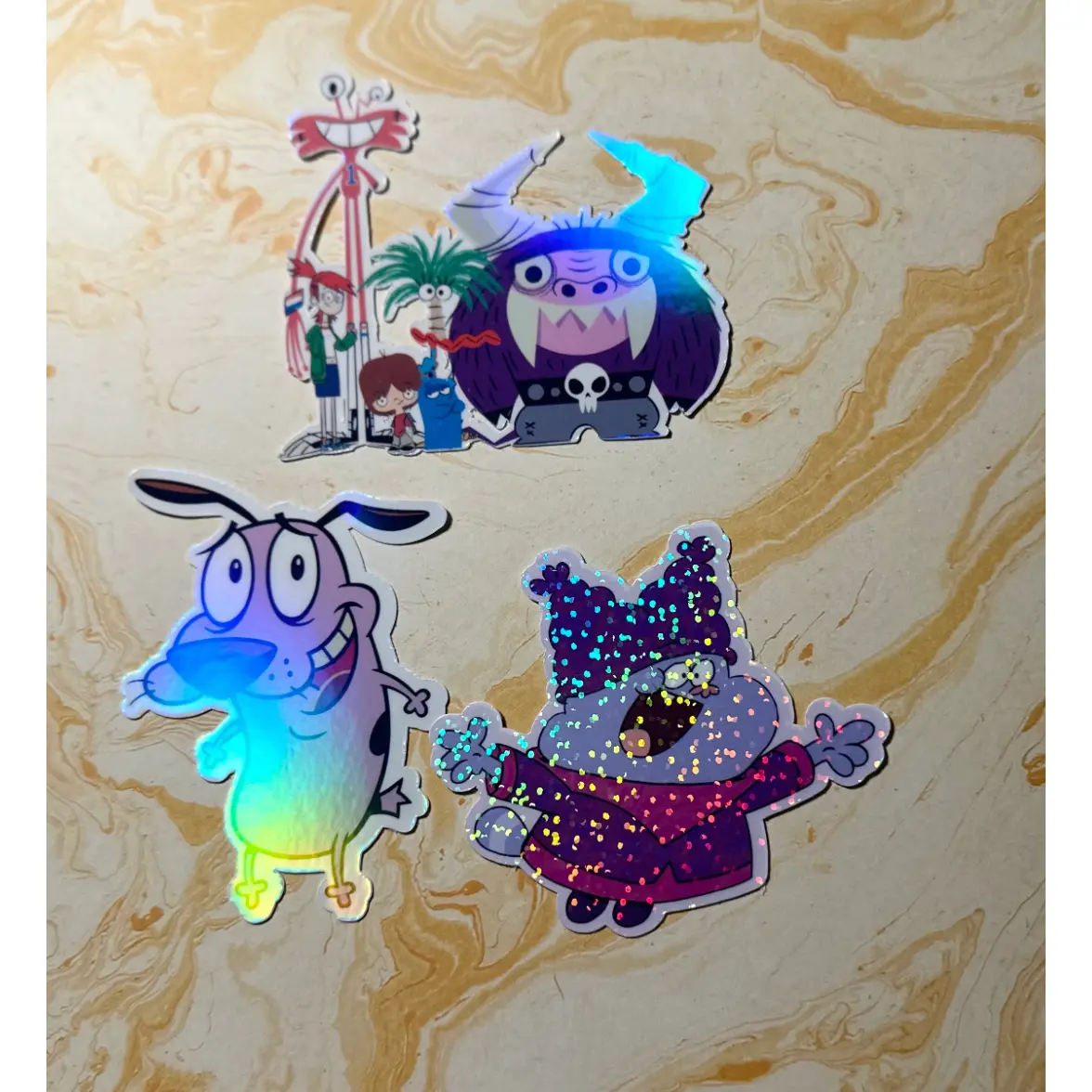 Cartoon Network Childhood Holographic Stickers - TikTok Shop