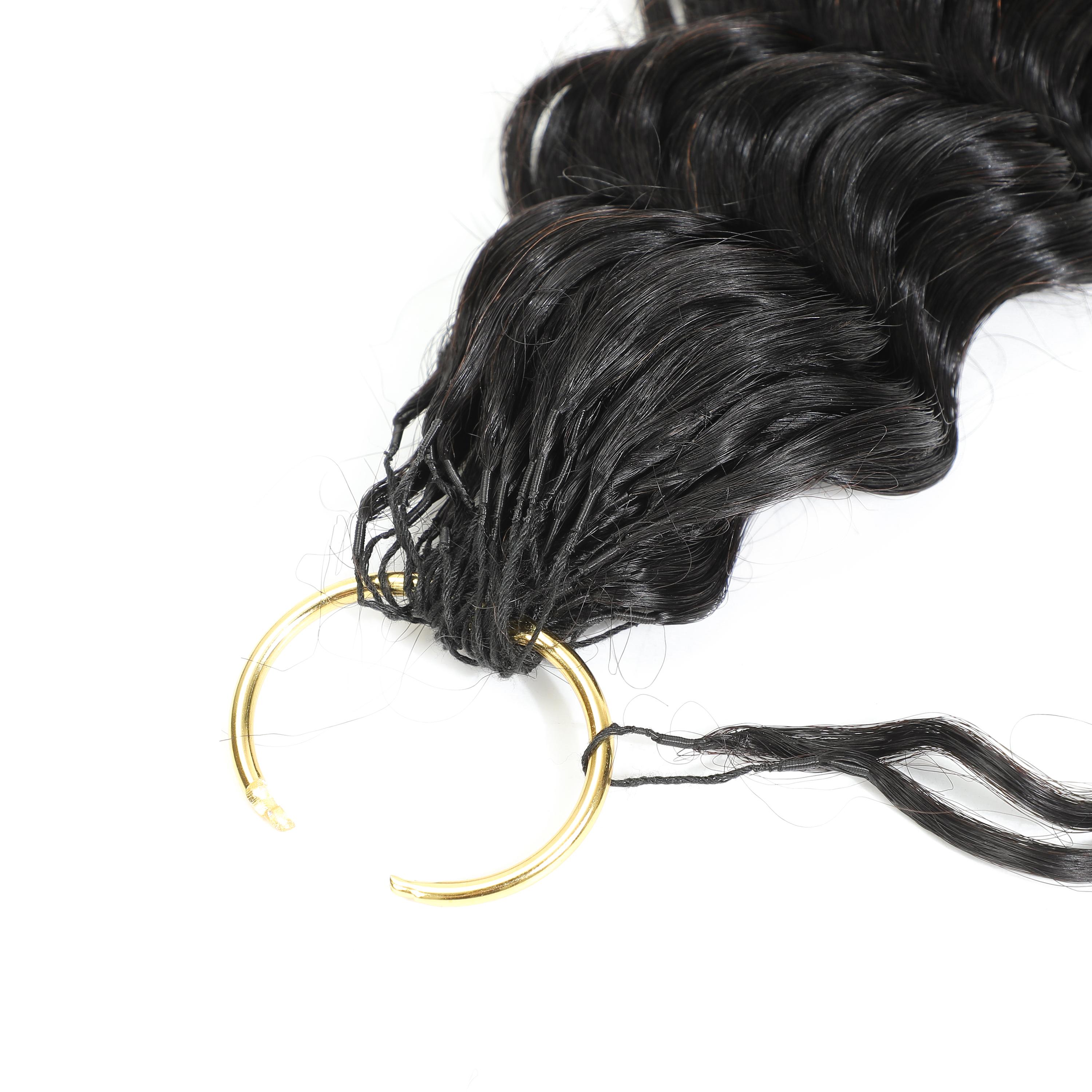 Deep Wave Crochet Human Hair For Miracle Knots Pre-Separated 50g per ...