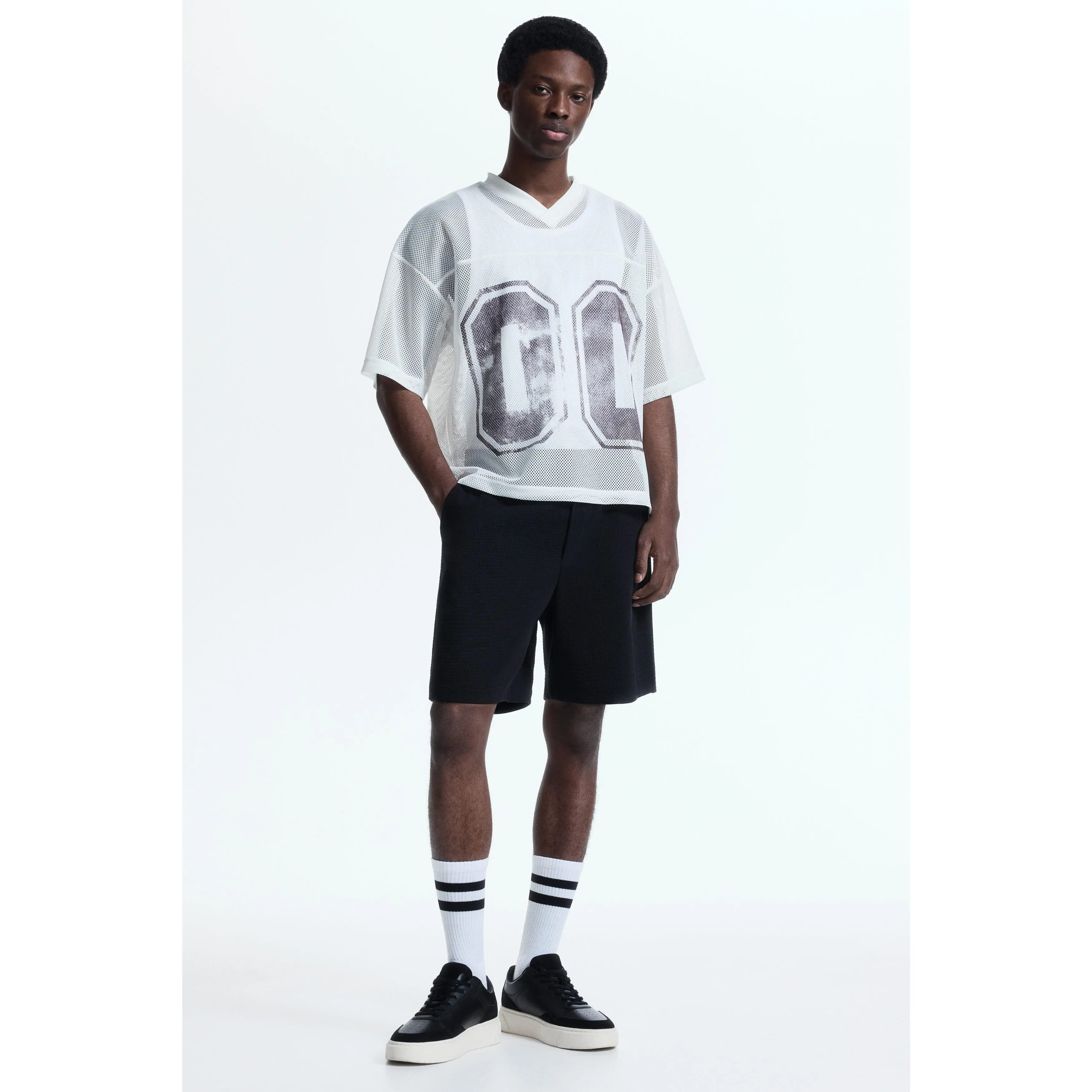 H&M Textured jersey shorts - TikTok Shop