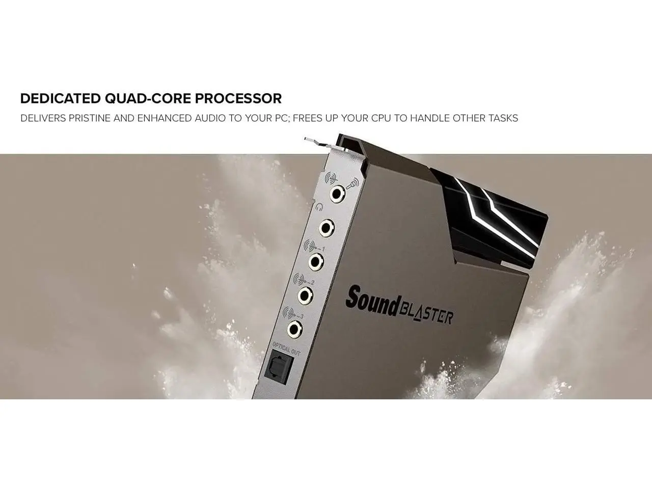 Creative Sound Blaster AE-7 Hi-Res Internal PCIe Sound Card, Quad-Core ...