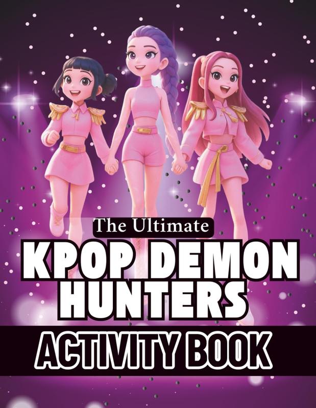 KPOP DEMON HUNTERS ACTIVITY BOOK: A FAN-MADE UNOFFICIAL WORK: Word ...