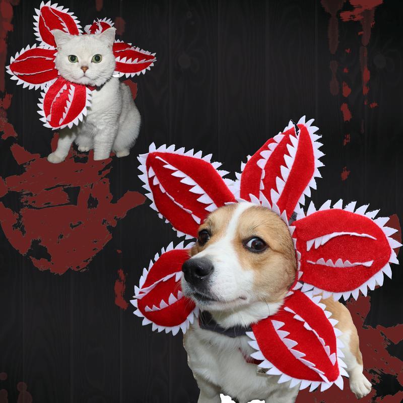 Stranger Things Inspired Demogorgon Pet Headpiece Cute Monster Costume ...