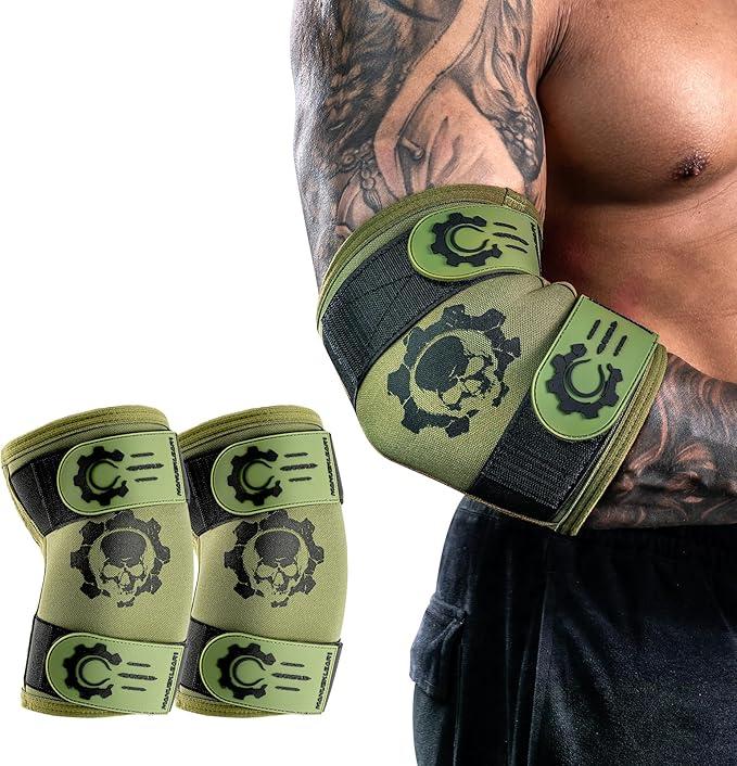 5mm Neoprene Weight Lifting Elbow Sleeves for Men (1 Pair), Elbow ...