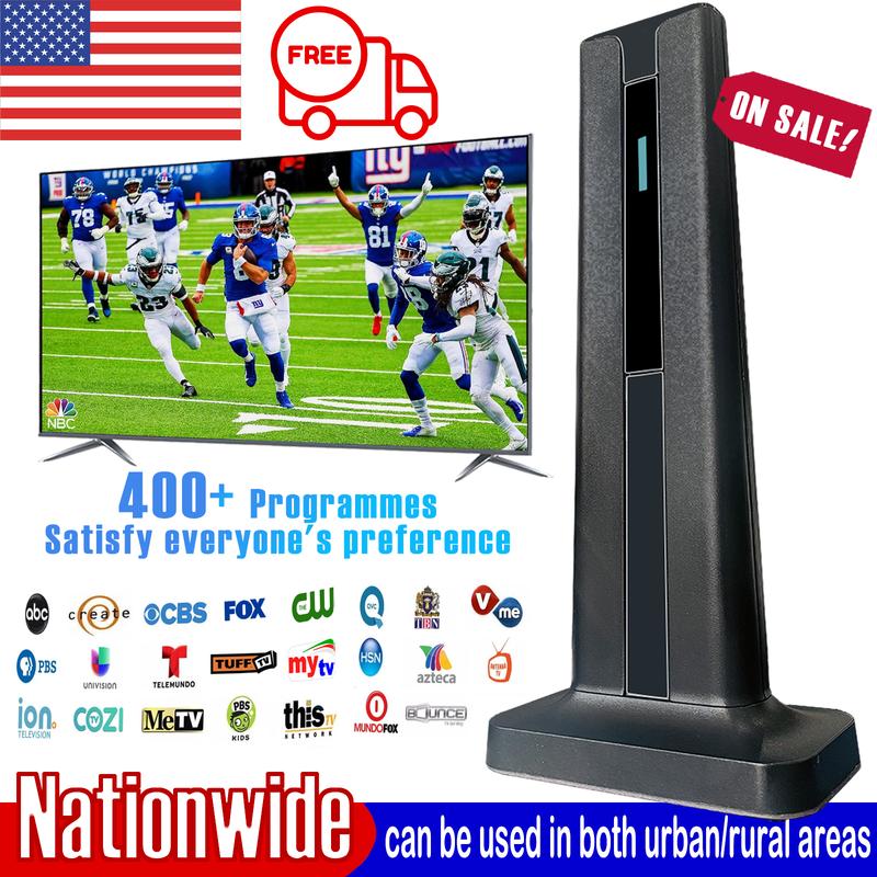 TV Antenna – Compact Indoor 4K HDTV Digital Antenna for Smart TVs, Easy ...