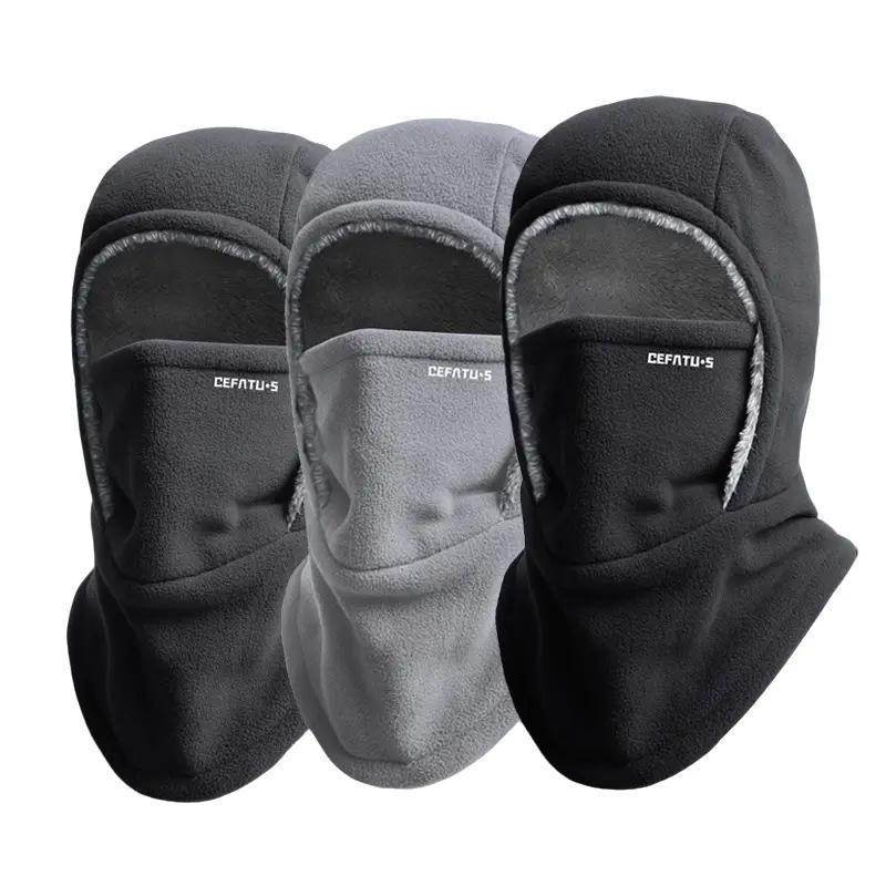 Winter Warm One-Piece Hood, Scarf Face Mask Ear Protection, Balaclava ...