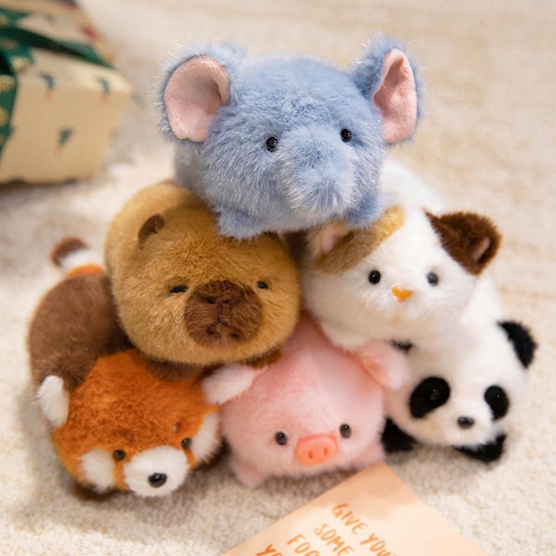 Cute Animal Design Plush Toy, 1 Piece Cartoon Stuffed Toy, Mini Kawaii ...