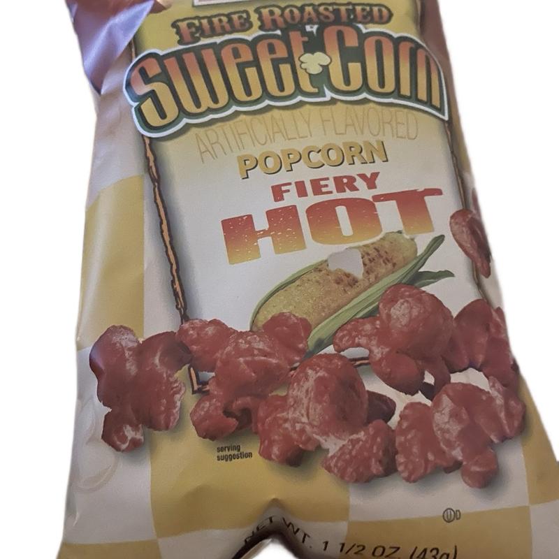 Fire Roasted Sweet Corn Fiery Hot popcorn Crunchy Flavor Snack - TikTok ...