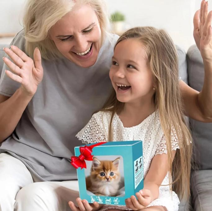 Interactive Robot Cat Toy - Realistic Plush Kitten Gift - TikTok Shop