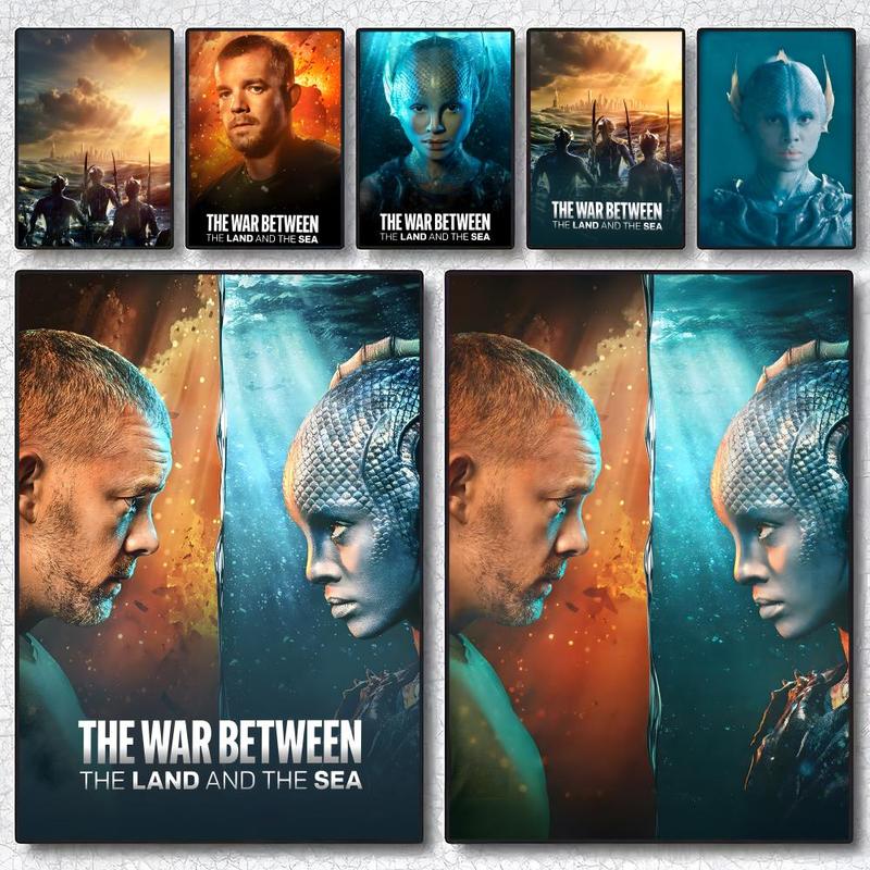 The War Between the Land and the Sea Poster Sticky Waterproof Wall Art ...