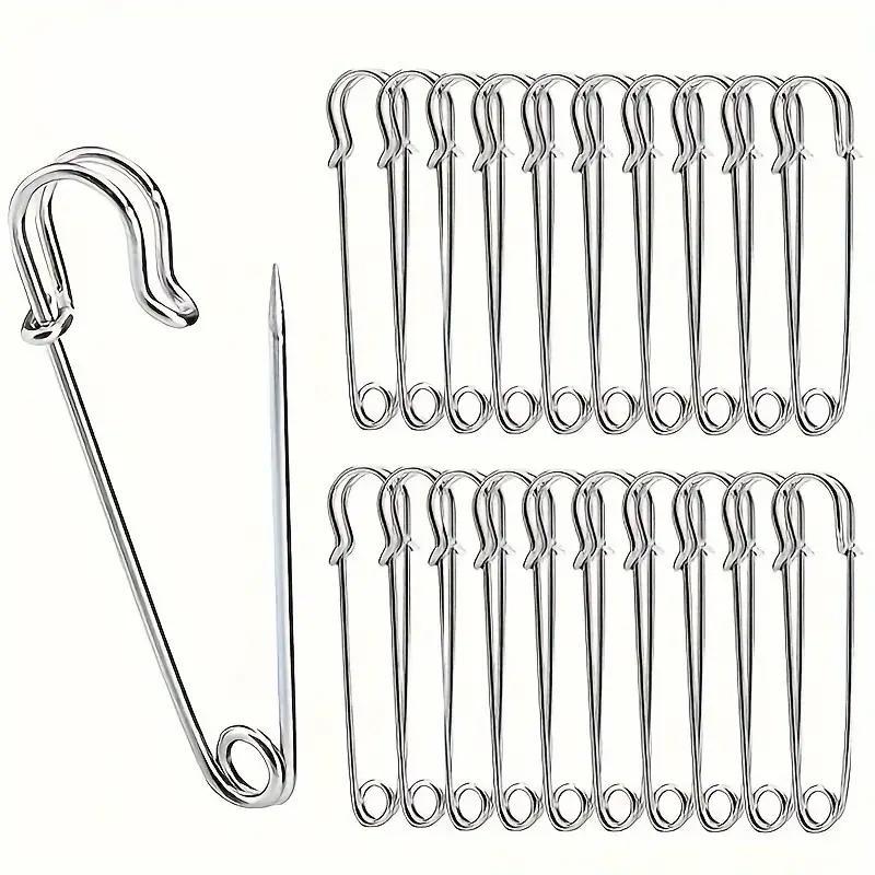Stainless Steel Safety Pin Set, 20pcs/set Safety Pin, Spring Lock ...