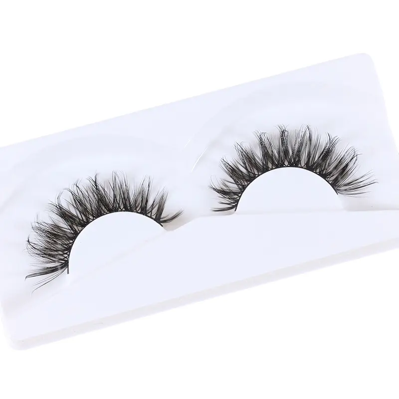 False Eyelashes Natural Look Fluffy Wispy Lashes, Elastic Band for Hair ...